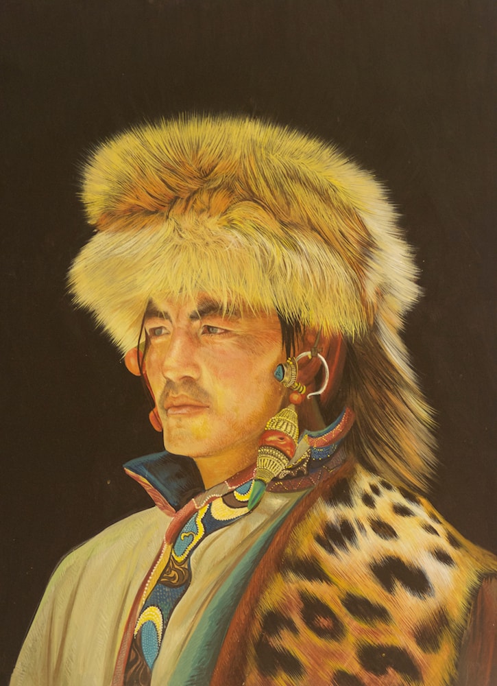 Tibetan Herder by Jiaming Wang - Art Renewal Center