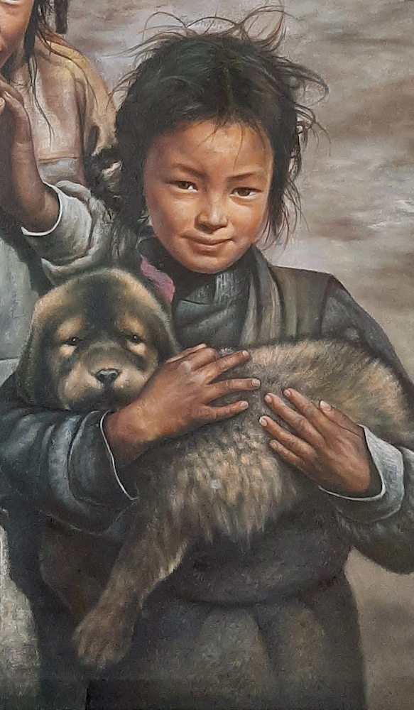 Tibetan Herder by Jiaming Wang - Art Renewal Center