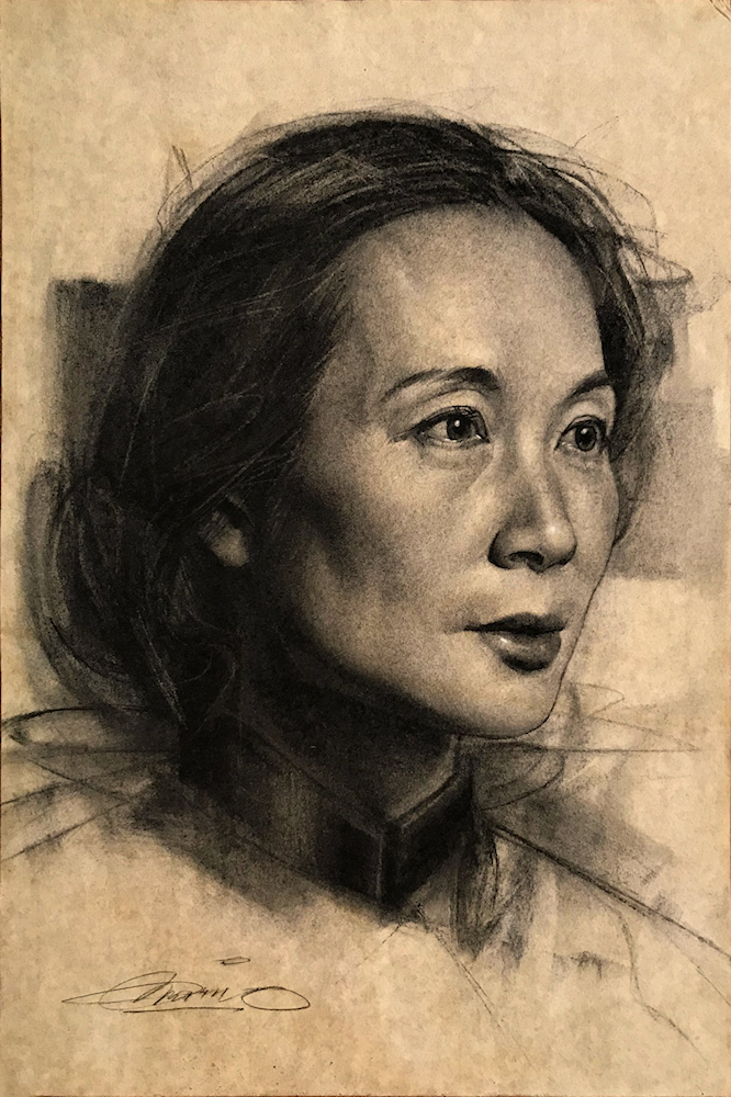 Portrait of Jian Li by Charles Miano - Art Renewal Center