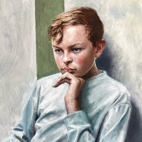 The Young Thinker by Erik Linton - 2 images - Art Renewal Center