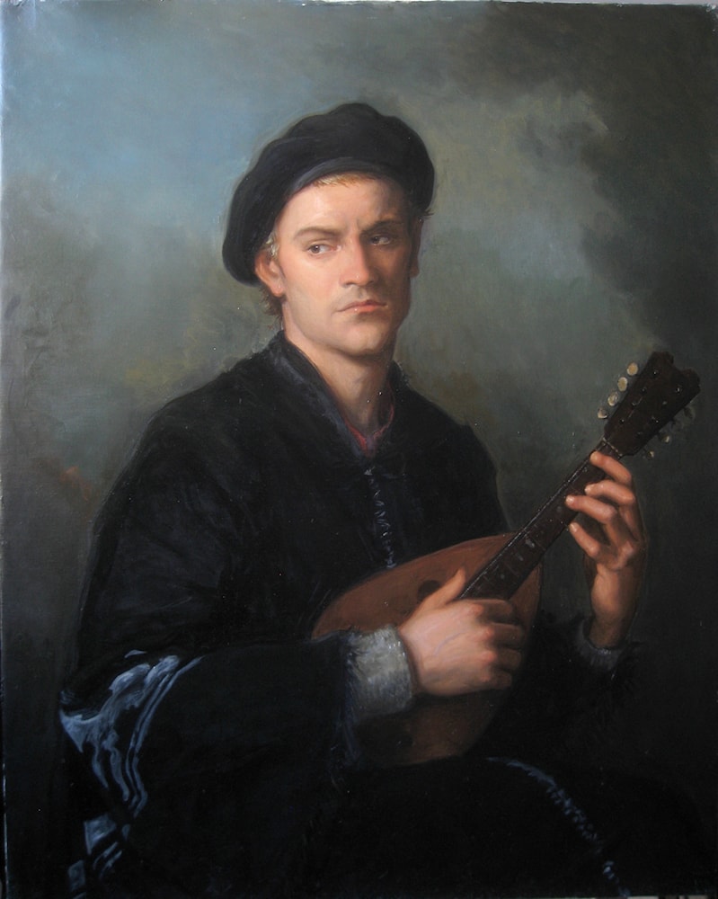 The Silent Troubadour by Matthew James Collins - Art Renewal Center