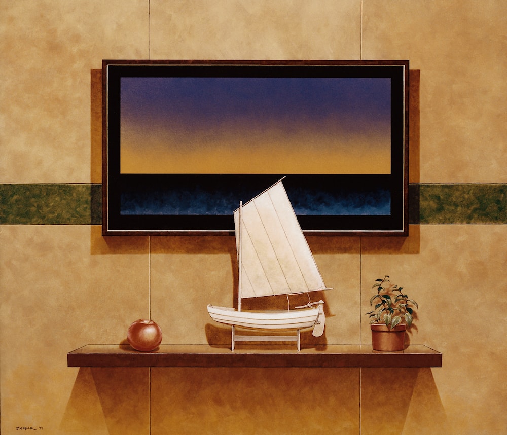A Steady Breeze and an Open Sea by James Miller - Art Renewal Center