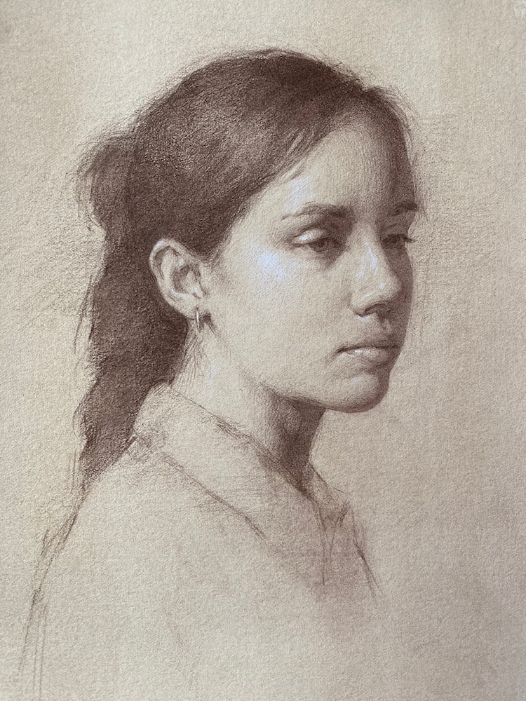 ARC / Self-portrait by Lara Saunders