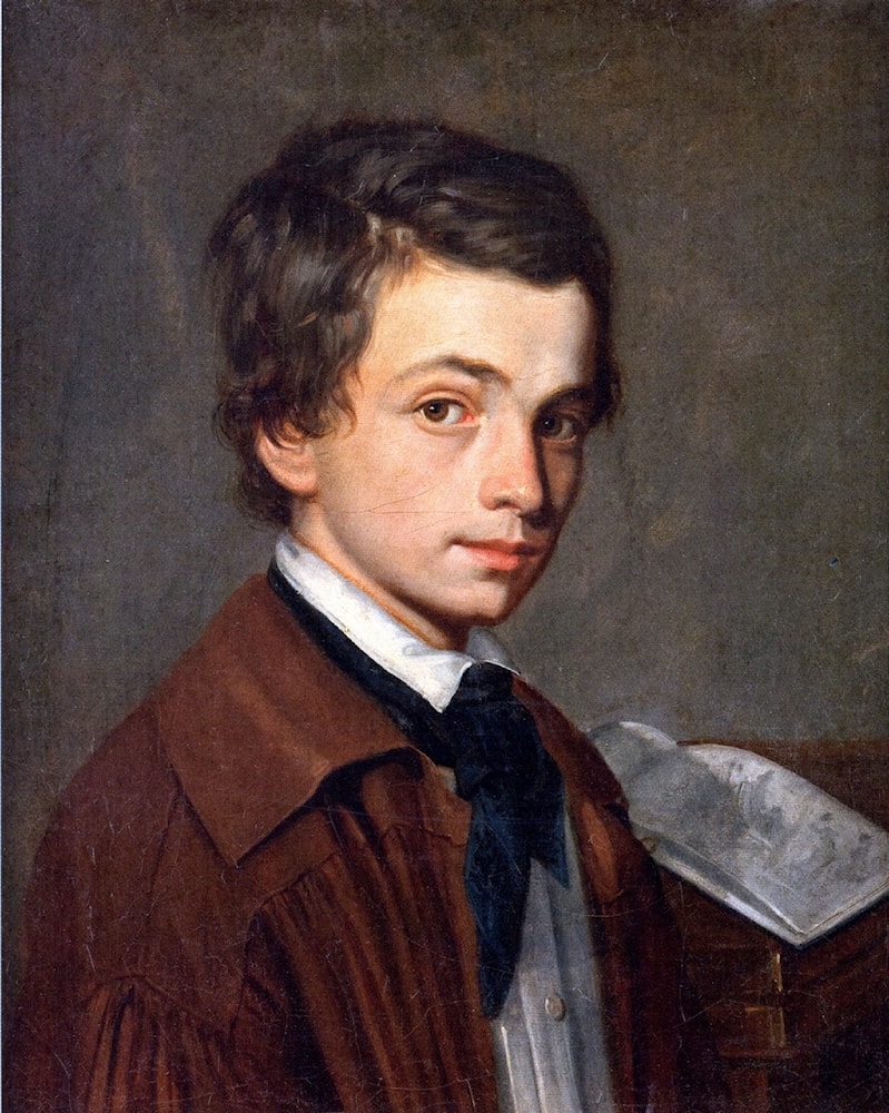 Self Portrait as a Child by Alexandre Cabanel - Art Renewal Center