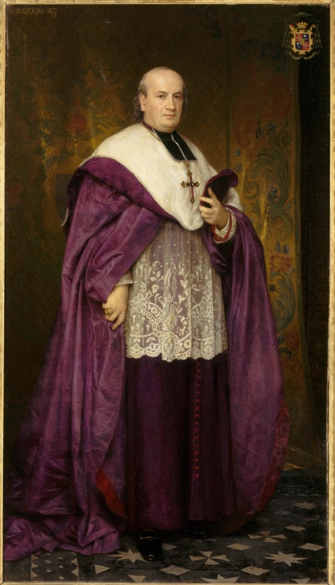 Monseigneur Léon-Benoît-Charles Thomas by William Adolphe Bouguereau ...