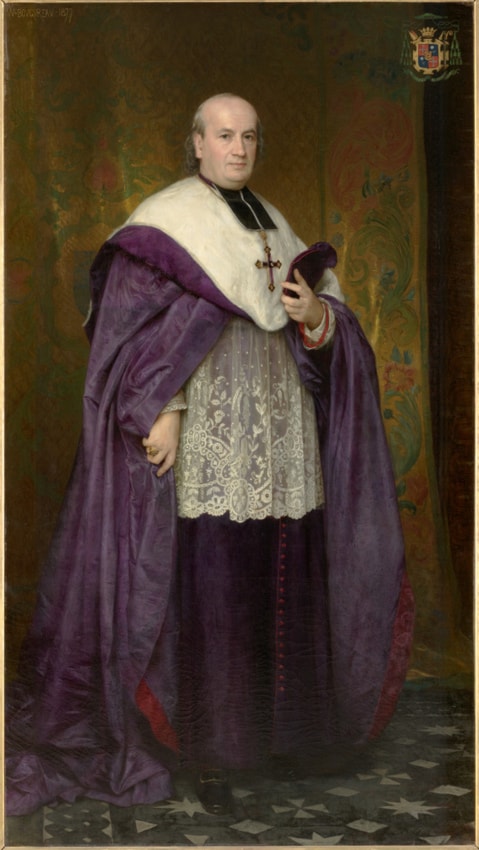 Monseigneur Léon-Benoît-Charles Thomas by William Adolphe Bouguereau ...
