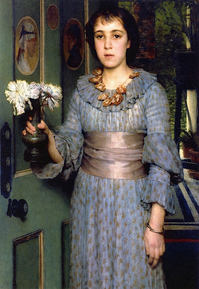Portrait of Anna Alma­Tadema by Lawrence Alma-Tadema - 3 images - Art ...