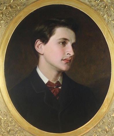 Self Portrait by Frank Dicksee - Art Renewal Center