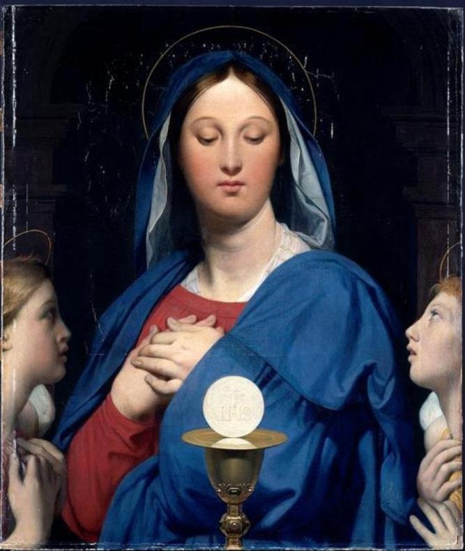 Madonna with Angels by Jean Auguste Dominique Ingres - 2 images - Art ...
