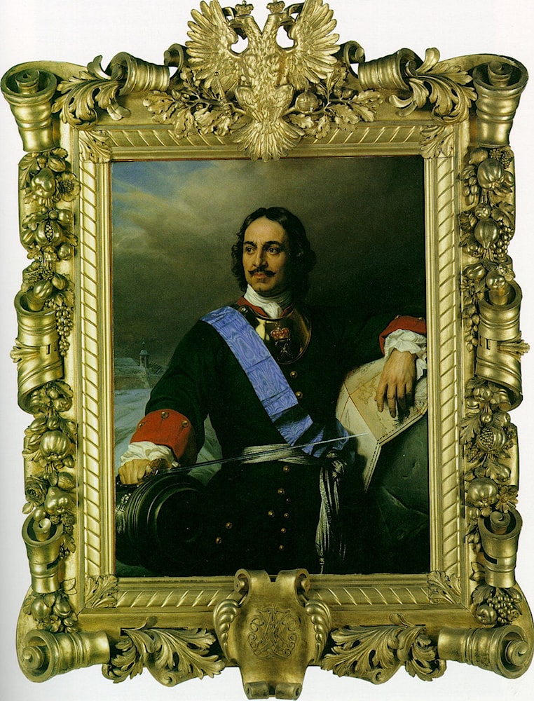 Peter the Great of Russia by Paul Delaroche - 2 images - Art Renewal Center