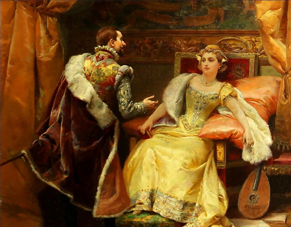 The Royal Audience by Cesare-Auguste Detti - Art Renewal Center