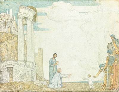 World War Memorial to the Students of Heanor Grammar School (triptych ...