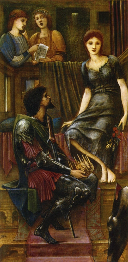 King Cophetua and the Beggar Maid - Study by Edward Burne-Jones - Art ...
