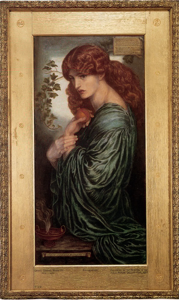 Proserpine by Dante Gabriel Rossetti - Art Renewal Center