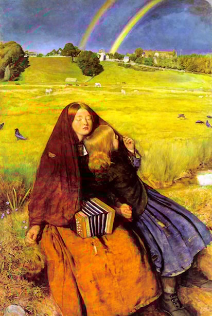 John Everett Millais Landscape