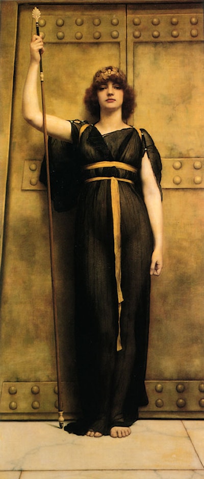 The Delphic Oracle by John William Godward - Art Renewal Center