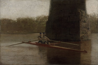 The Champion Single Sculls (Max Schmitt in a Single Scull) by Thomas Eakins - 5 images - Art ...