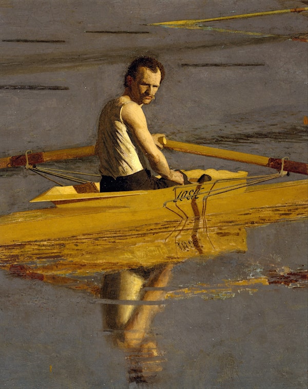 The Champion Single Sculls (Max Schmitt in a Single Scull) by Thomas Eakins - 5 images - Art ...