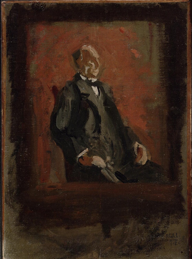 Sketch for "Portrait of Dr. Jacob Mendez da Costa" by Thomas Eakins ...
