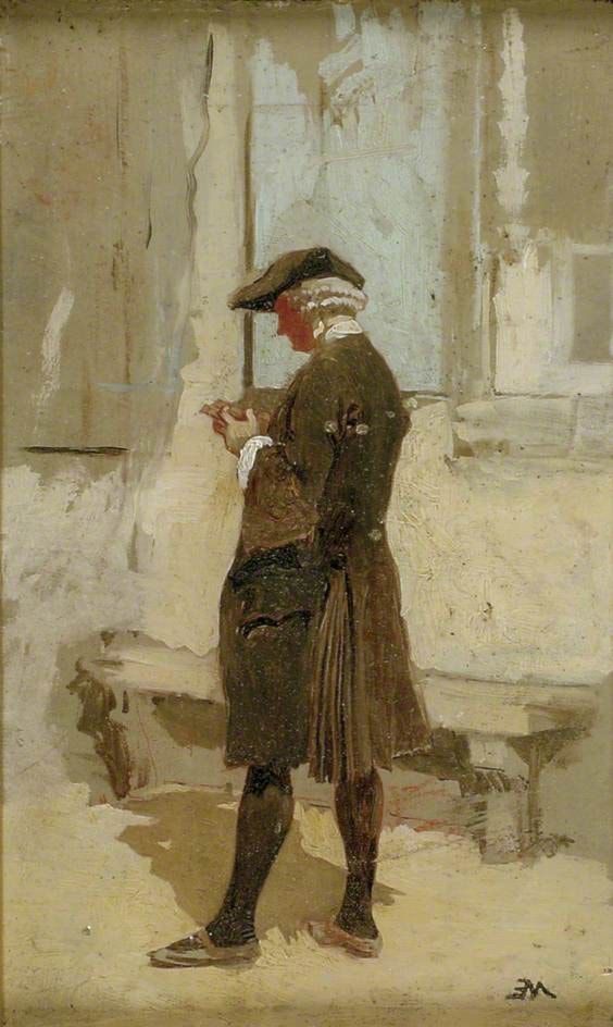 An Abbé by Jean-Louis Ernest Meissonier - Art Renewal Center