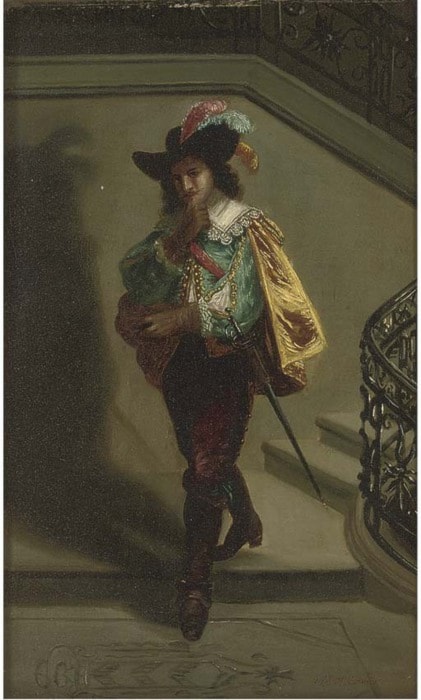 A Cavalier in Contemplation by Jean-Louis Ernest Meissonier - Art ...
