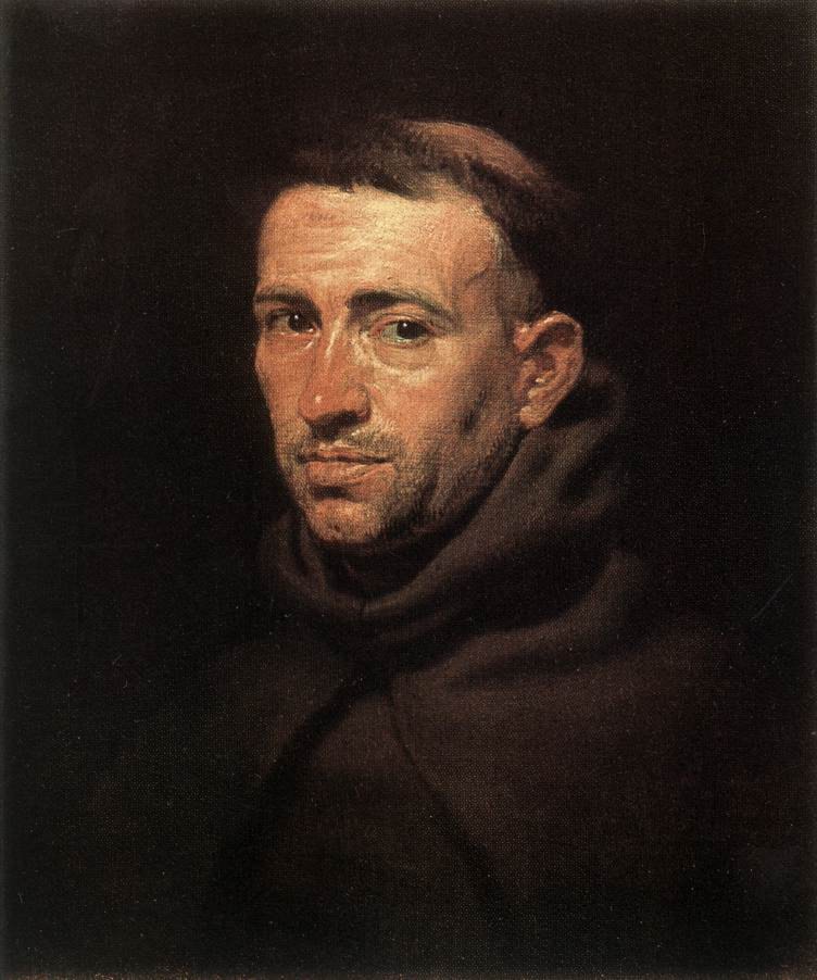 Head of a Franciscan Friar by Peter Paul Rubens - Art Renewal Center