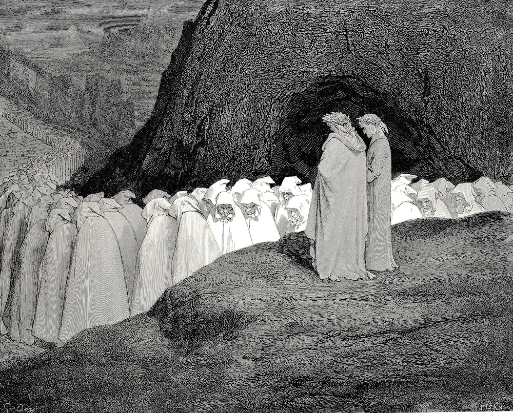 The Inferno, Canto 23, lines 92-94 by Gustave Dore - Art Renewal Center