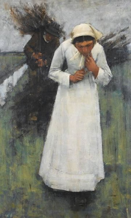 Faggott Gatherers by Henry Herbert La Thangue - Art Renewal Center