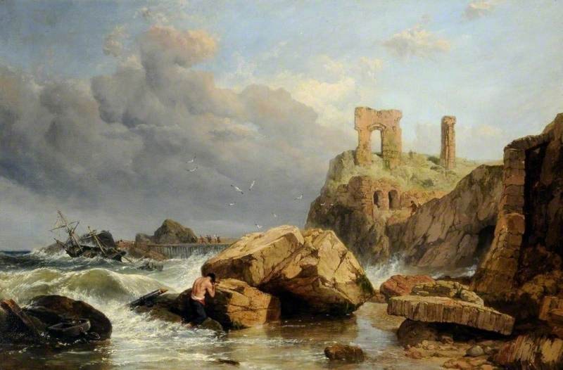 The Last of the Crew by Clarkson Stanfield - Art Renewal Center