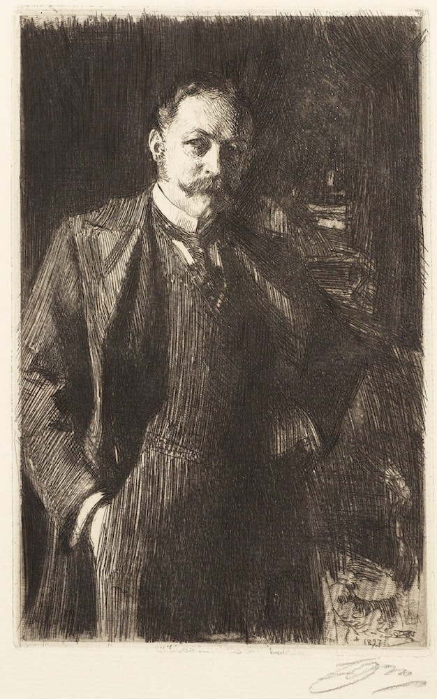 Lawyer Edward Bacon by Anders Zorn - Art Renewal Center