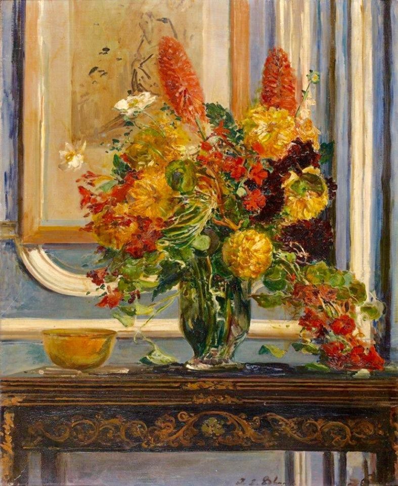 The Bouquet of Flowers by Jacques Emile Blanche - Art Renewal Center