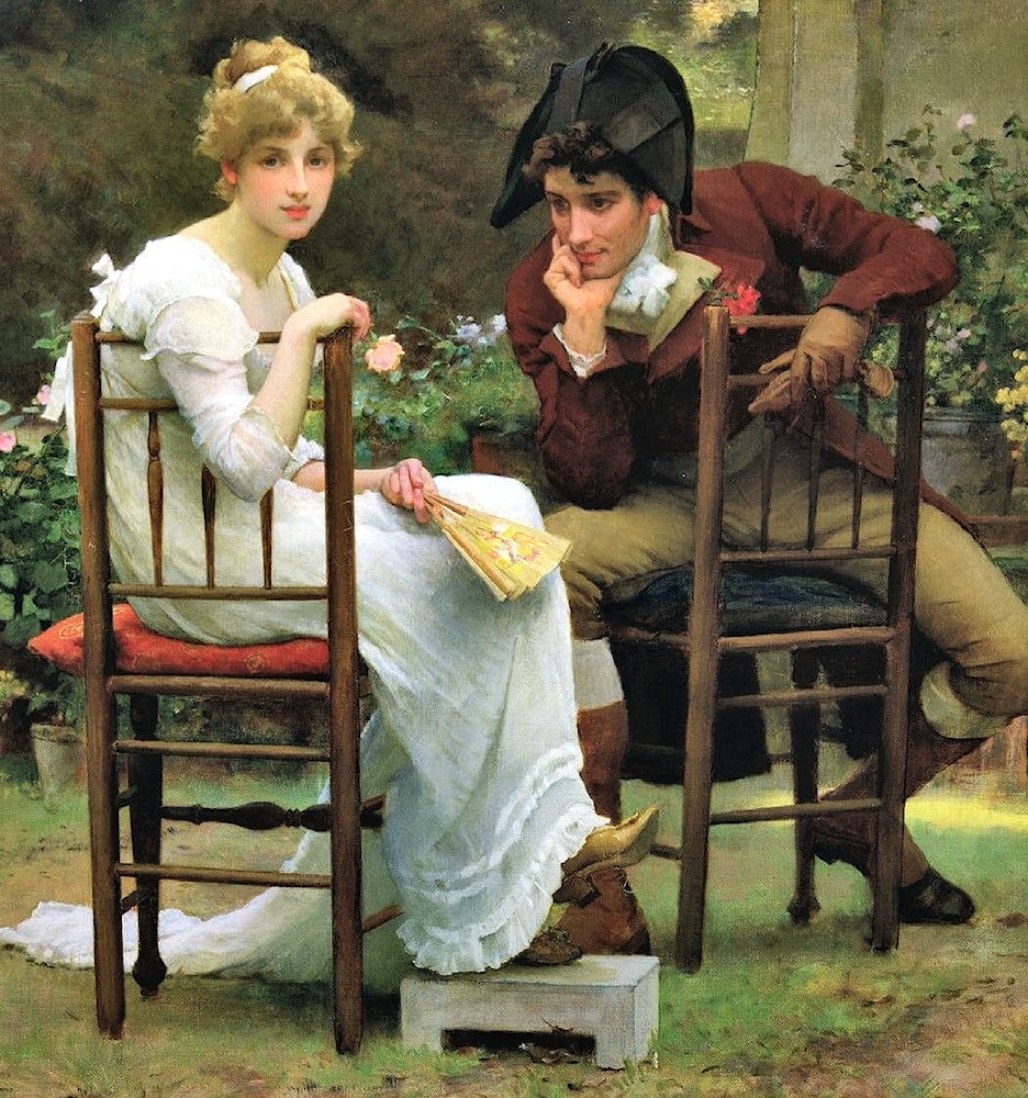 In Love by Marcus Stone - Art Renewal Center