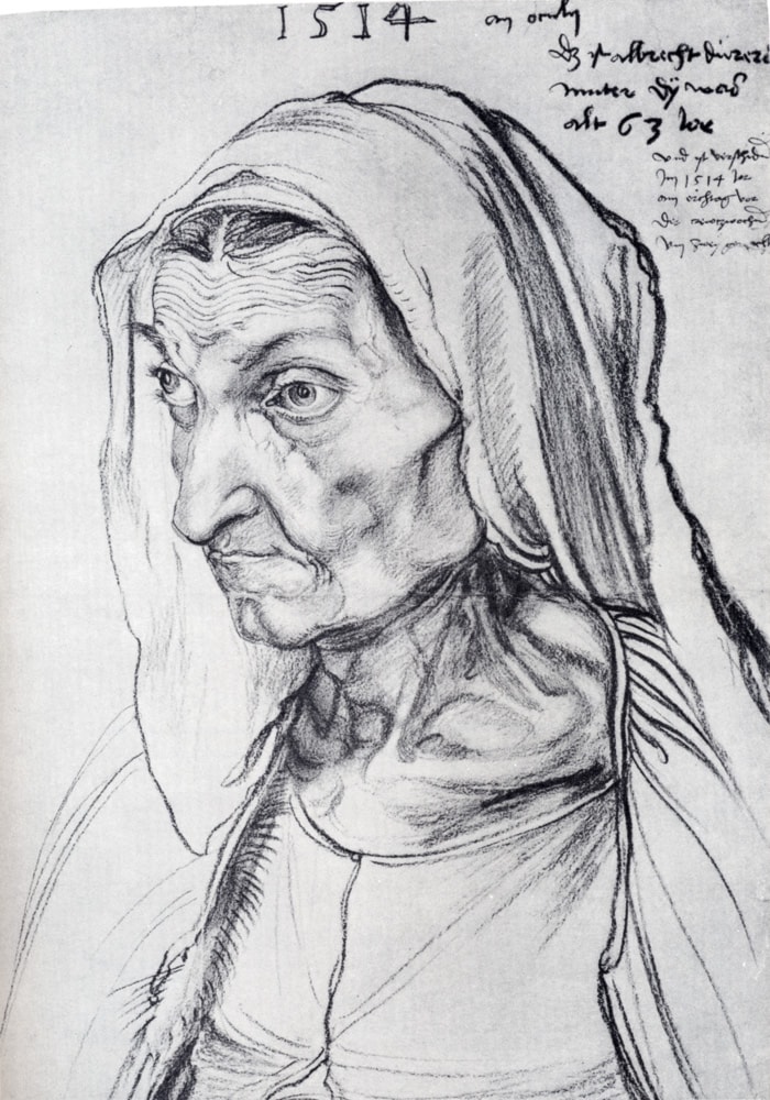 Durer's Mother by Albrecht Durer - Art Renewal Center