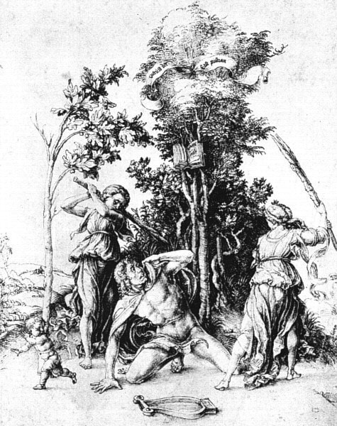 The Death of Orpheus by Albrecht Durer - Art Renewal Center