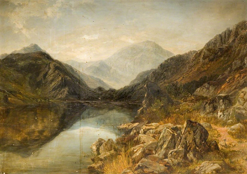View of Snowdon by Sidney Richard Percy - Art Renewal Center