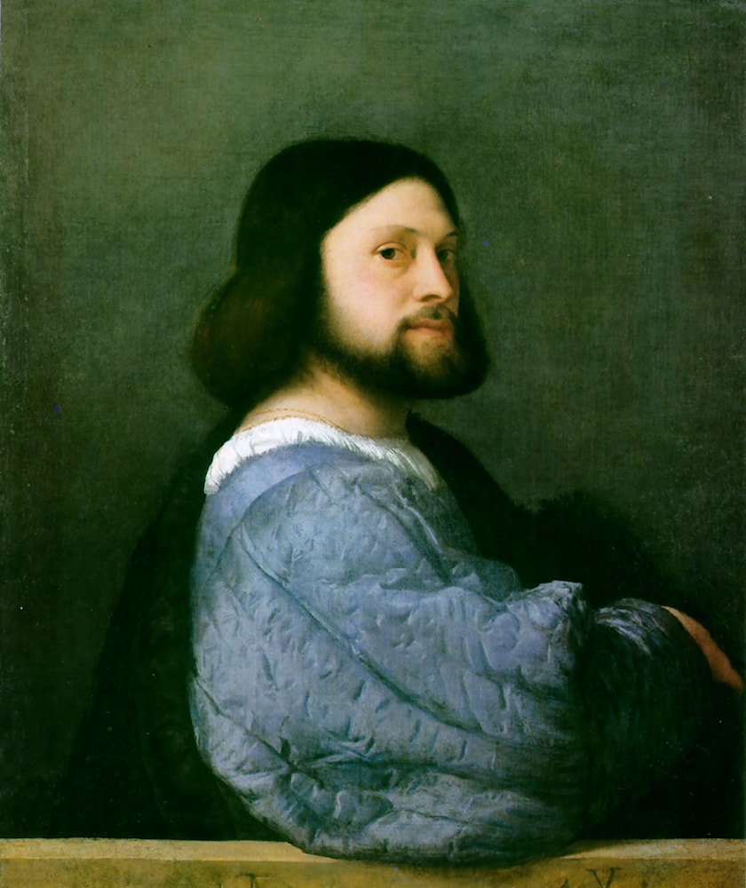 Portrait of Gerolamo (?) Barbarigo by Titian - 2 images - Art Renewal ...
