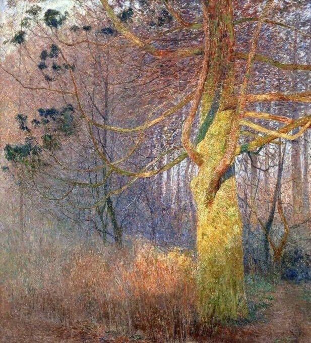 Tree in the Sun by Emile Claus - Art Renewal Center