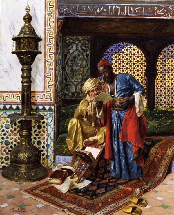 The Letter by Rudolf Ernst - Art Renewal Center