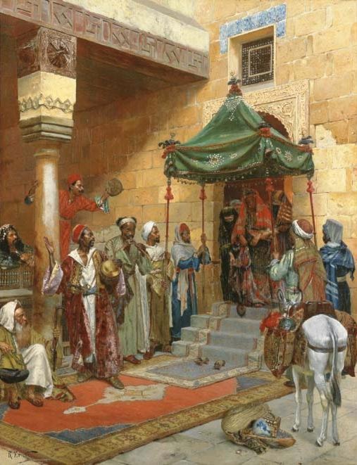 The Bride by Rudolf Ernst - Art Renewal Center