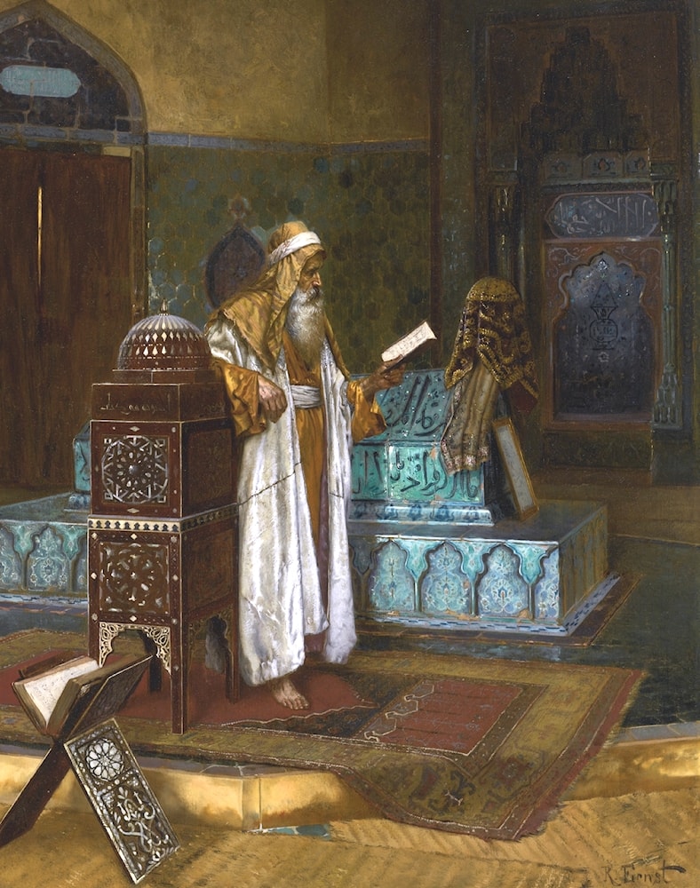 The Tomb of Sultan Mehmet I by Rudolf Ernst - Art Renewal Center