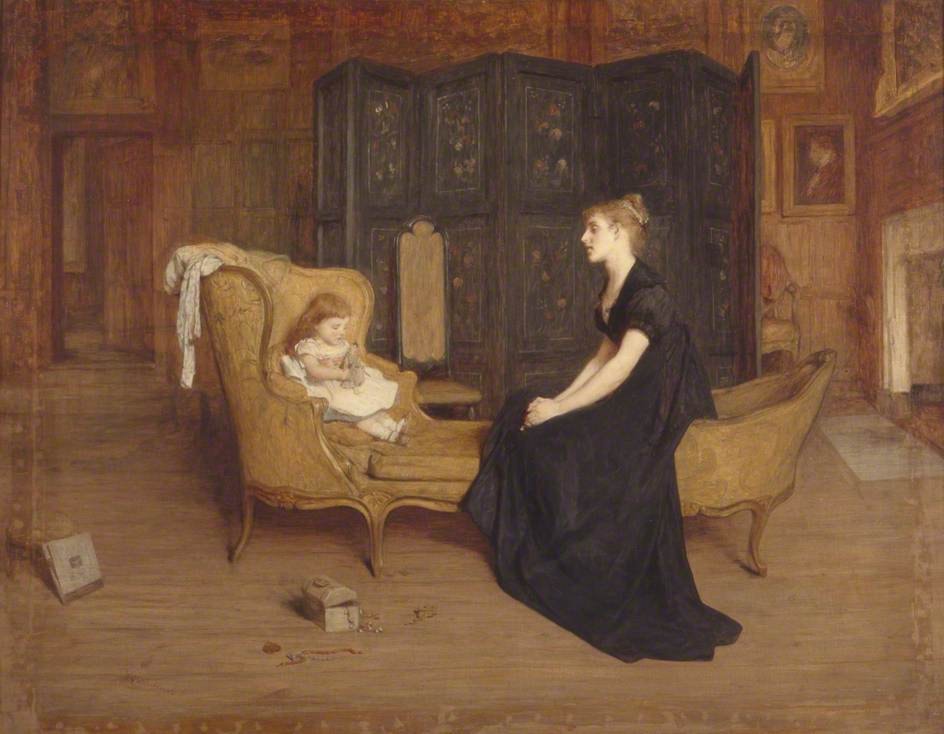 Her Idol by Sir William Quiller Orchardson - Art Renewal Center