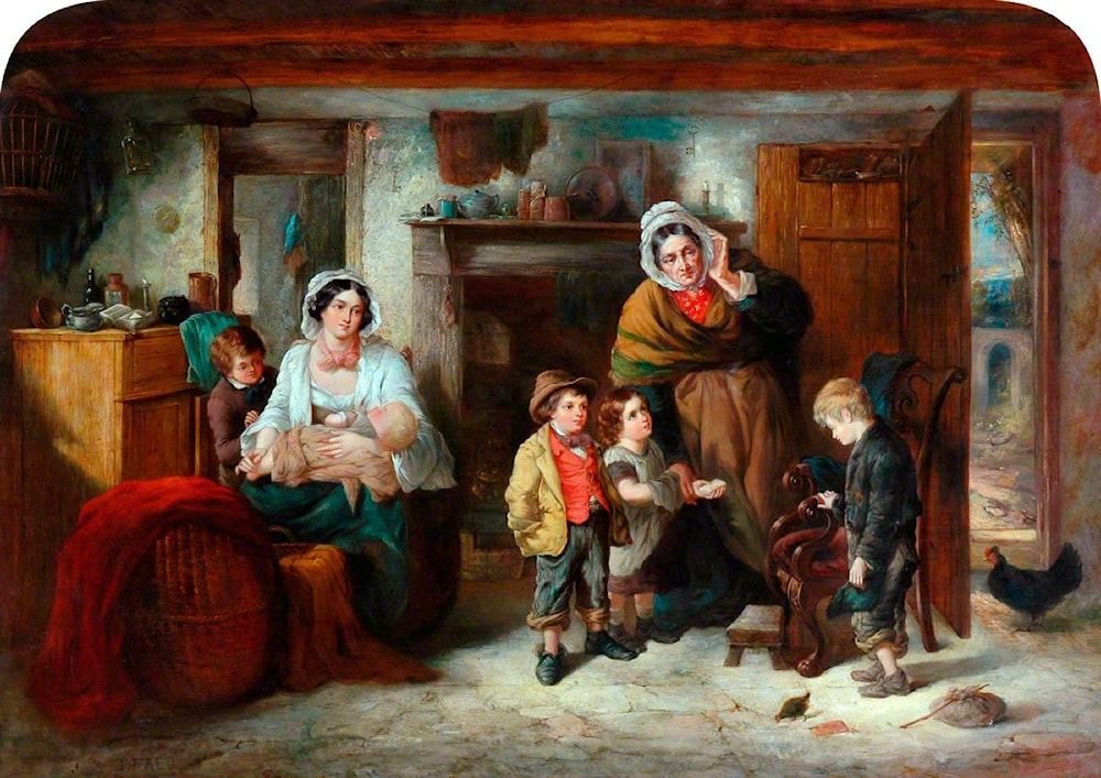 The Mitherless Bairn by Thomas Faed - Art Renewal Center