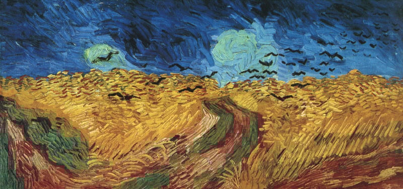 Wheatfield with Crows by Vincent van Gogh - Art Renewal Center