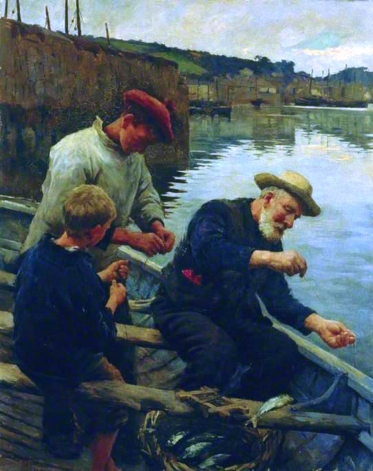 Newlyn, Cornwall by Stanhope Alexander Forbes - Art Renewal Center