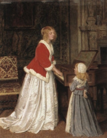 The Harpsichord by Charles Rossiter - Art Renewal Center