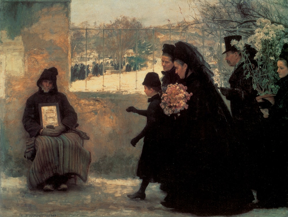 La Toussaint by Emile Friant - Art Renewal Center
