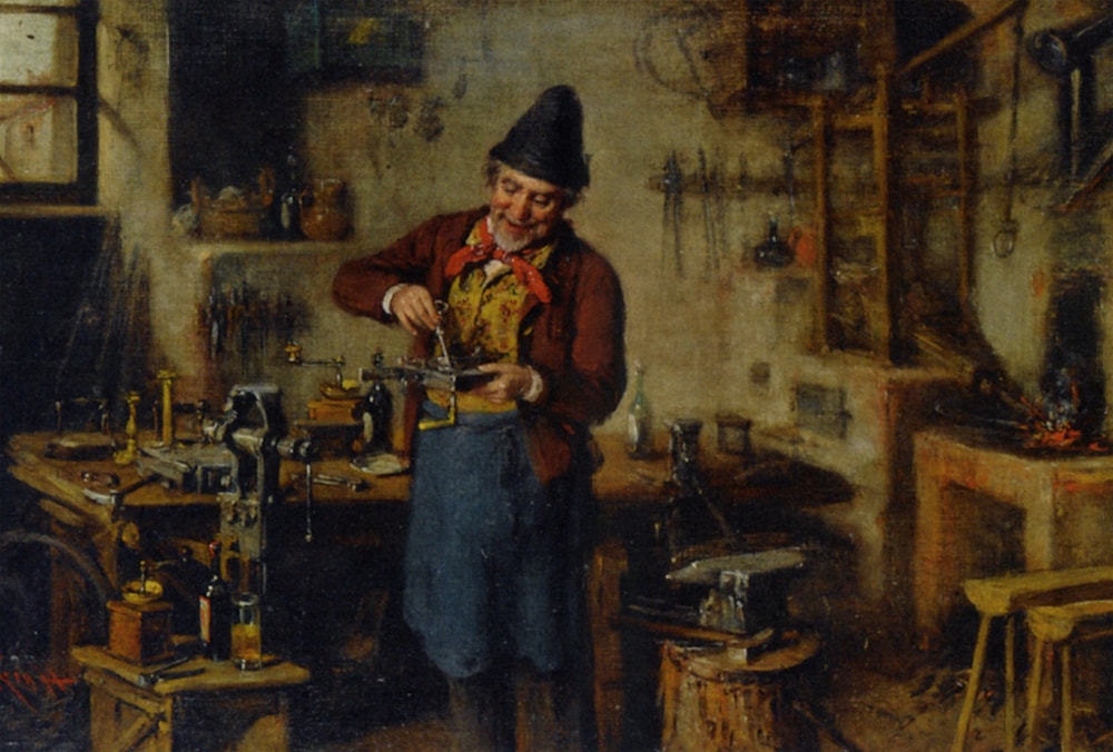 The Lock Maker by Hermann Kern - Art Renewal Center