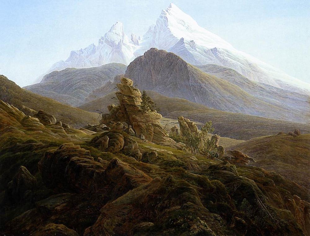 The Watzmann by Caspar David Friedrich - Art Renewal Center