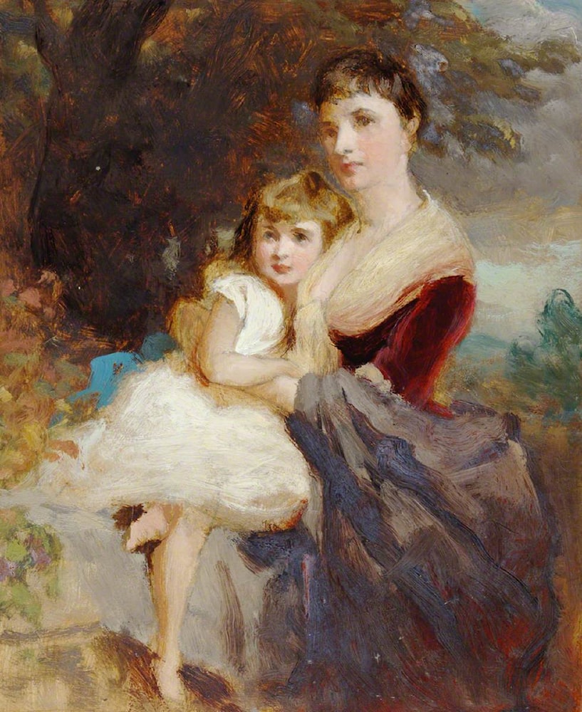 Mother and Child by George Elgar Hicks - Art Renewal Center