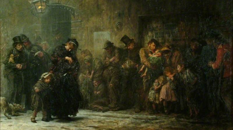 Applicants for Admission to a Casual Ward by Luke Fildes - Art Renewal ...